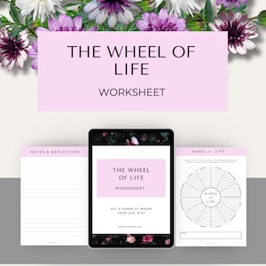 Wheel of Life Worksheet. Achieve Balance and Growth in All Life Areas ...