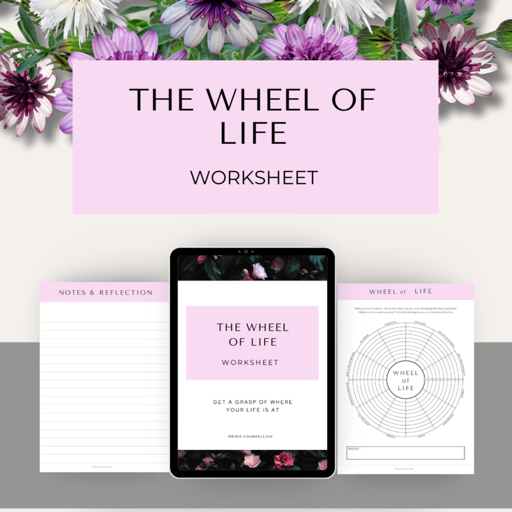 Wheel of Life Worksheet. Achieve Balance and Growth in All Life Areas ...