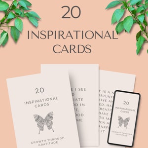 Ivory Inspirational Cards. Manage Anxiety and Increase Happiness With ...
