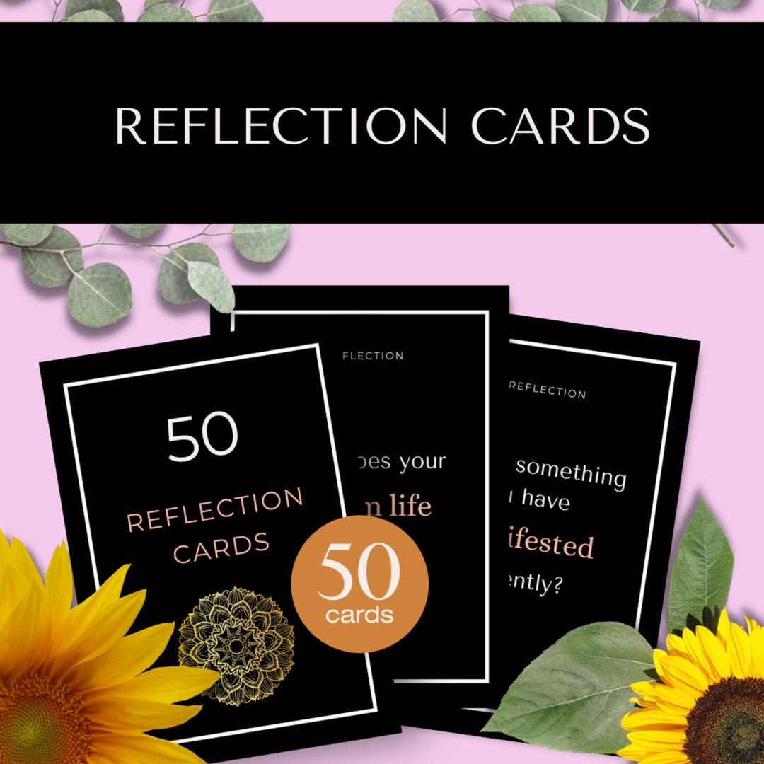 Reflection Cards. Self-reflection Tool to Help You Build Greater ...