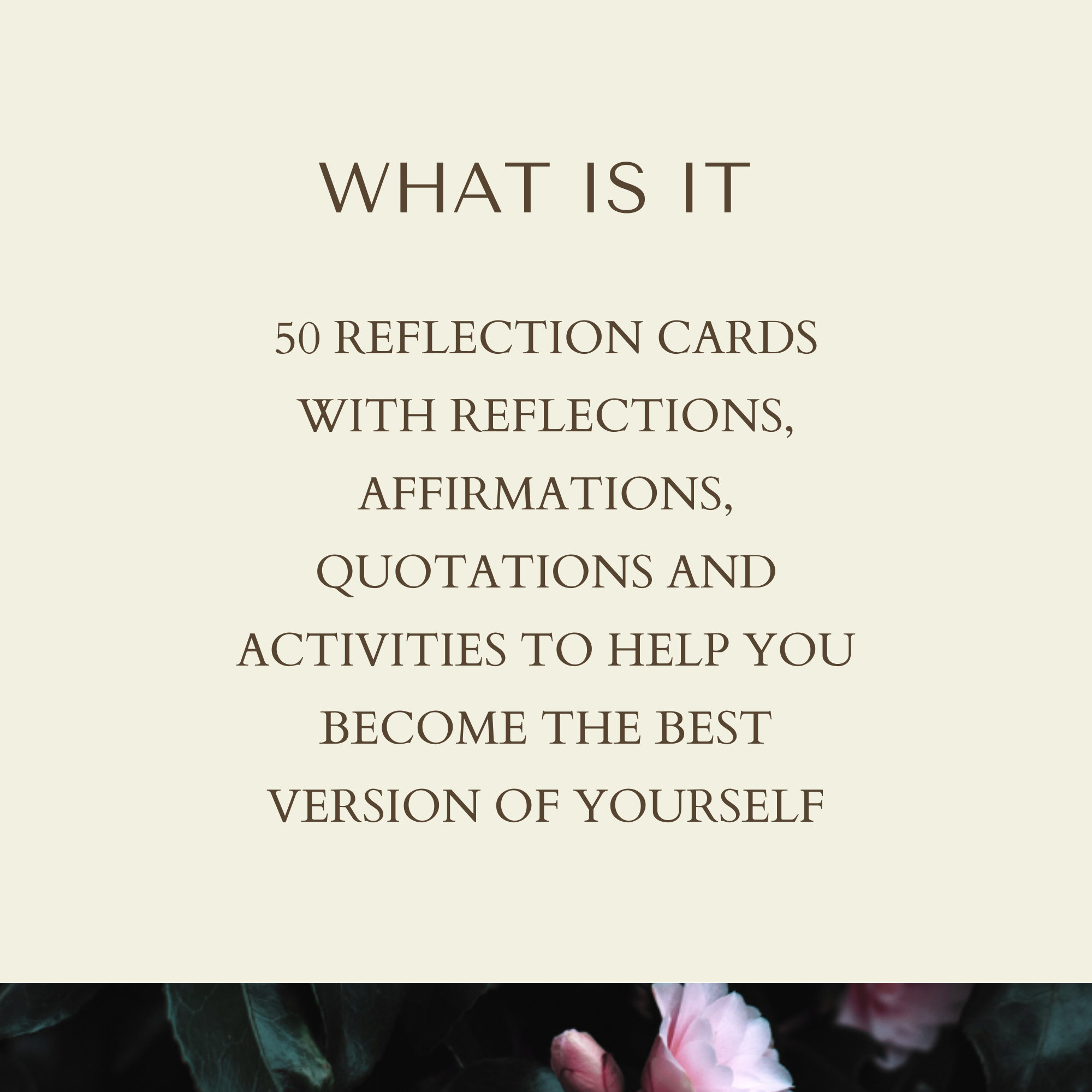 Reflection Cards. Self-reflection Tool to Help You Build Greater ...
