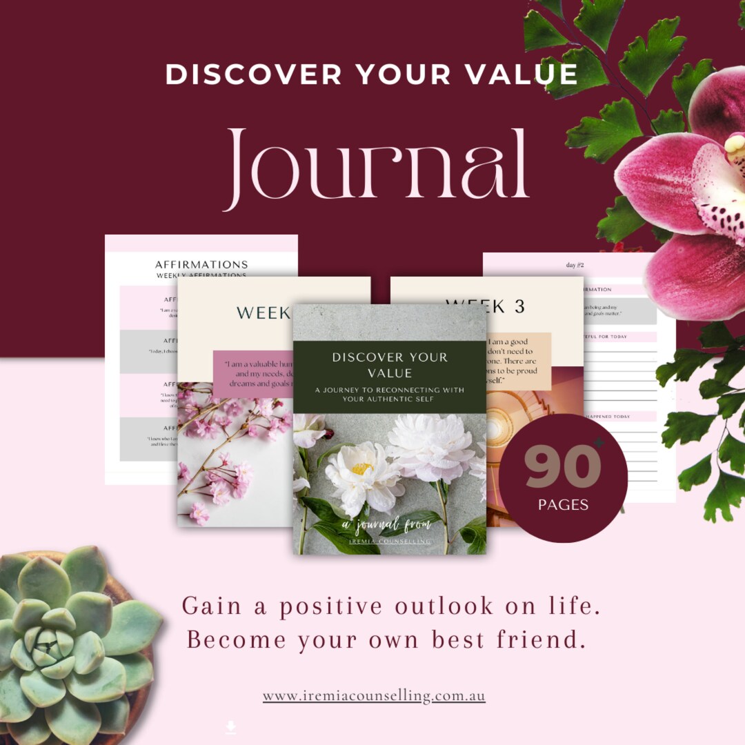 Embrace Your Worth: Self-reflection Journal to Help You Connecting With ...