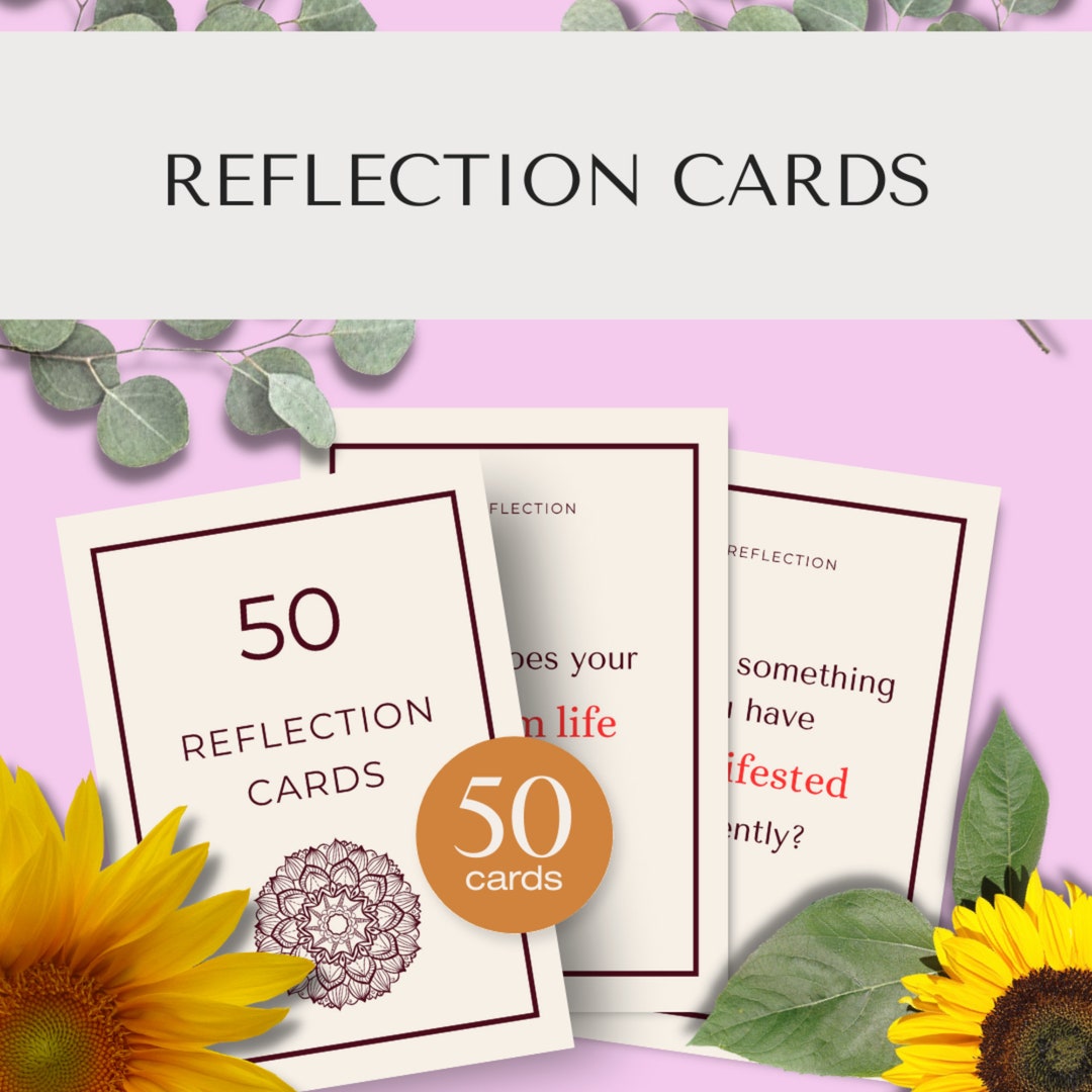 Reflection Cards. Self-reflection Tool to Help You Build Greater ...