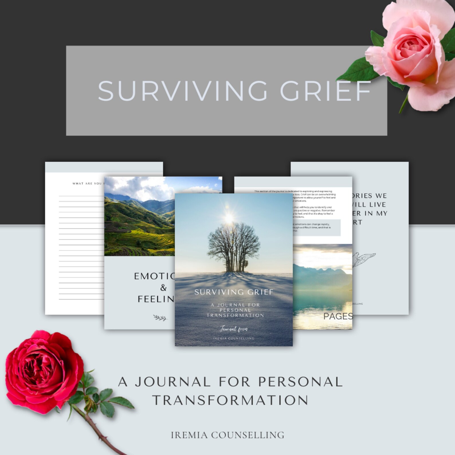 Grief Journal for Personal Transformation. Find Strength and Growth ...