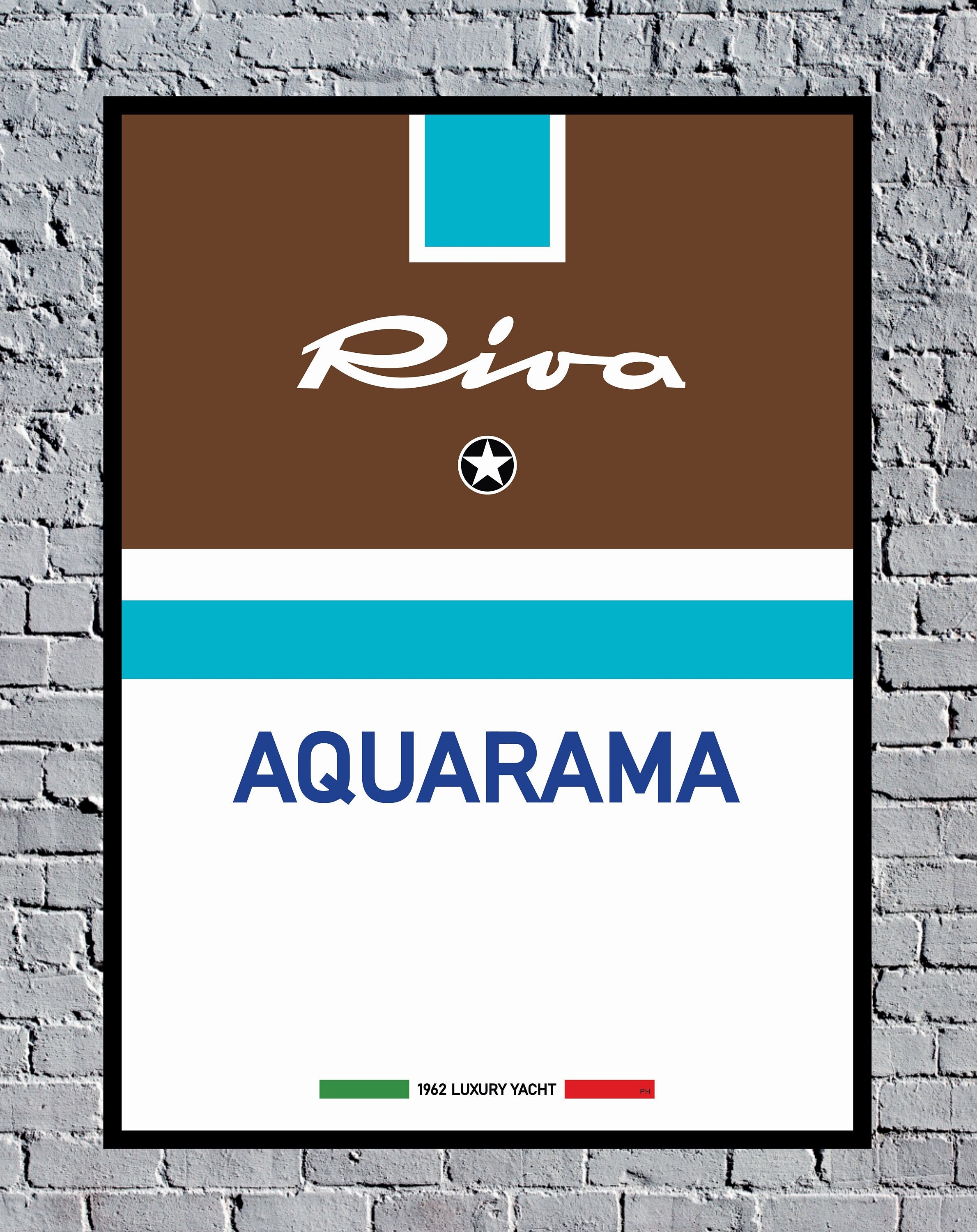 Vintage Riva Bateau Italia Aquarama Yacht Poster - Etsy