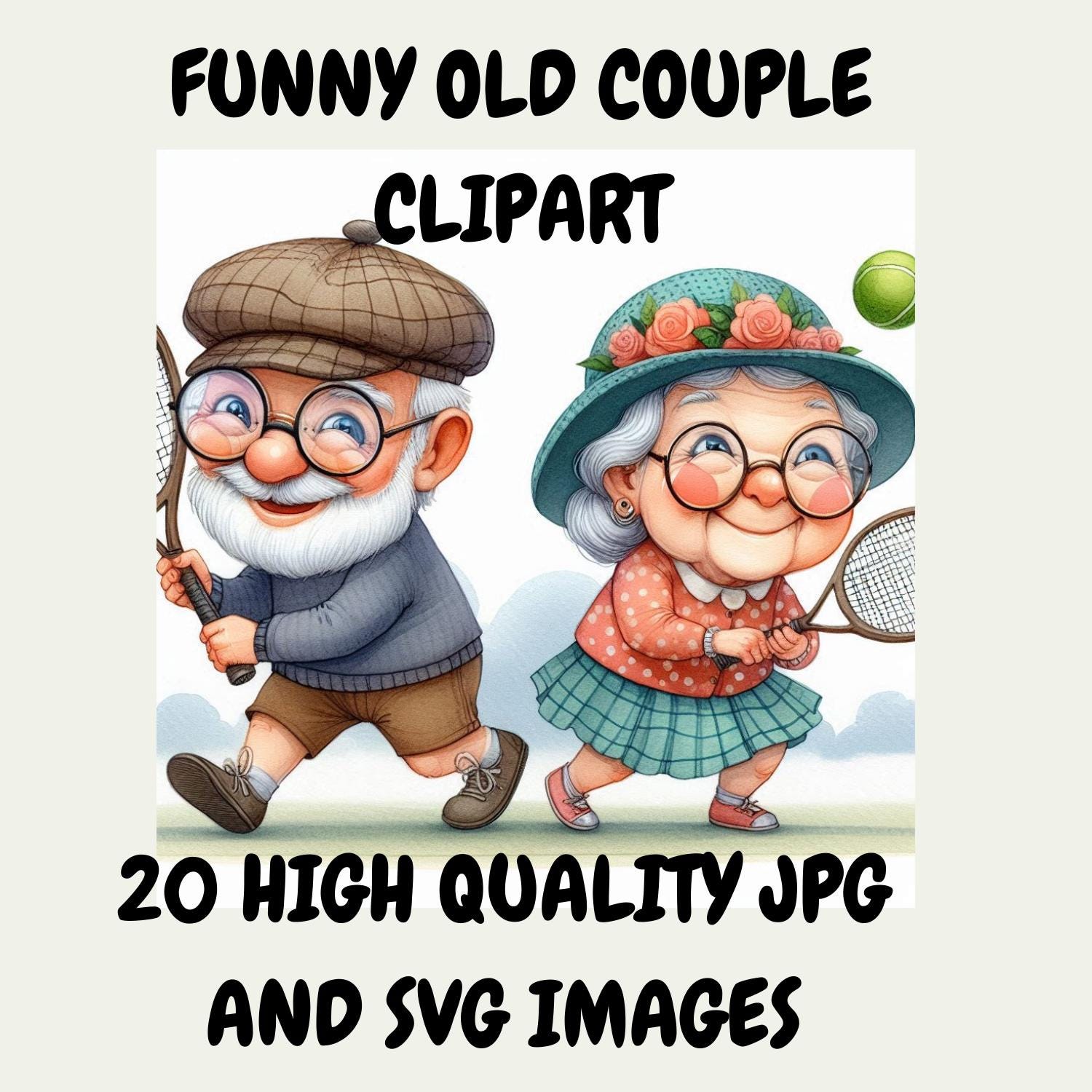 Funny Old Couples Cartoons