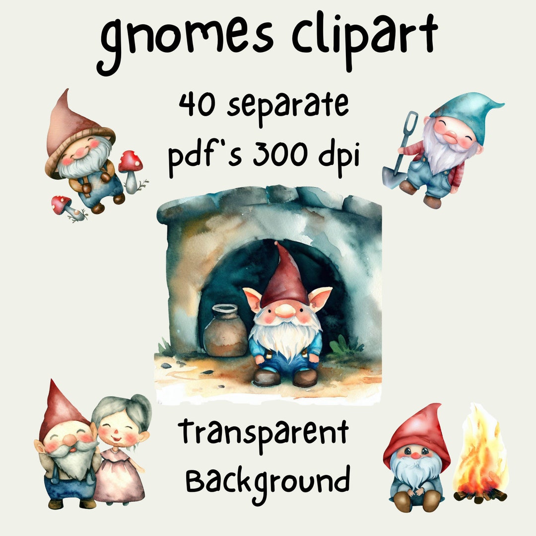 Gnome Clipart, Gnome House, Gnome Garden, Christmas Gnome, Gnome Svg ...