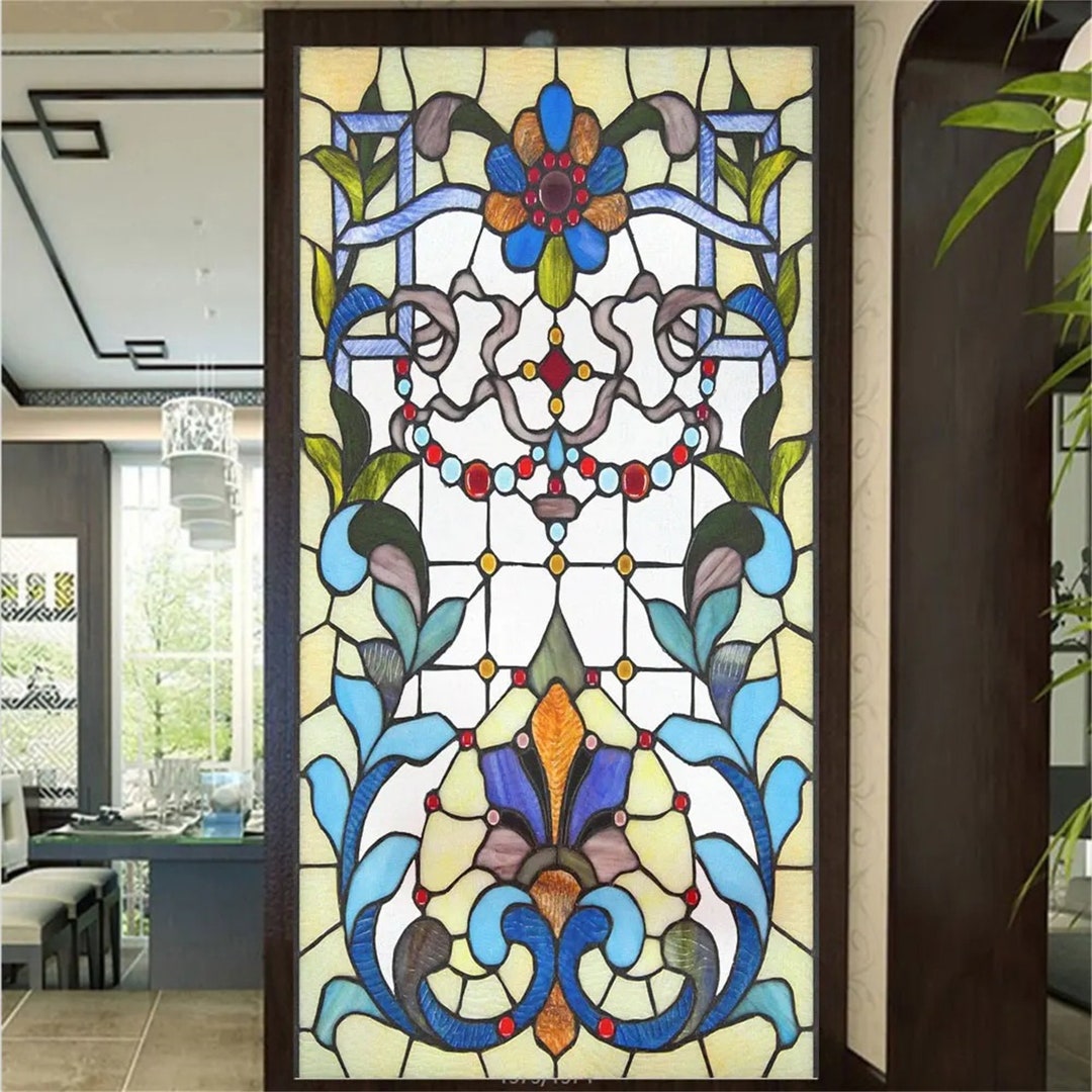 Bathroom Glass Door Film - Custom Size With Frosted Privacy and UV ...