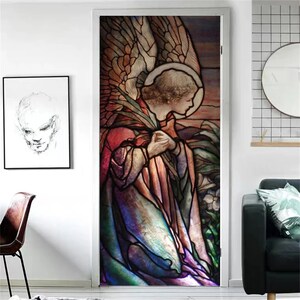 Customized Frosted Stained Glass Window Films - Church Angel Designs ...