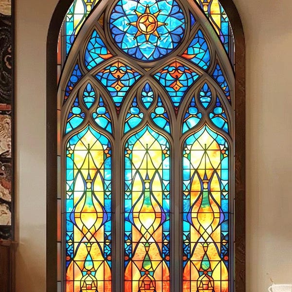 Gothic Window Film - Etsy