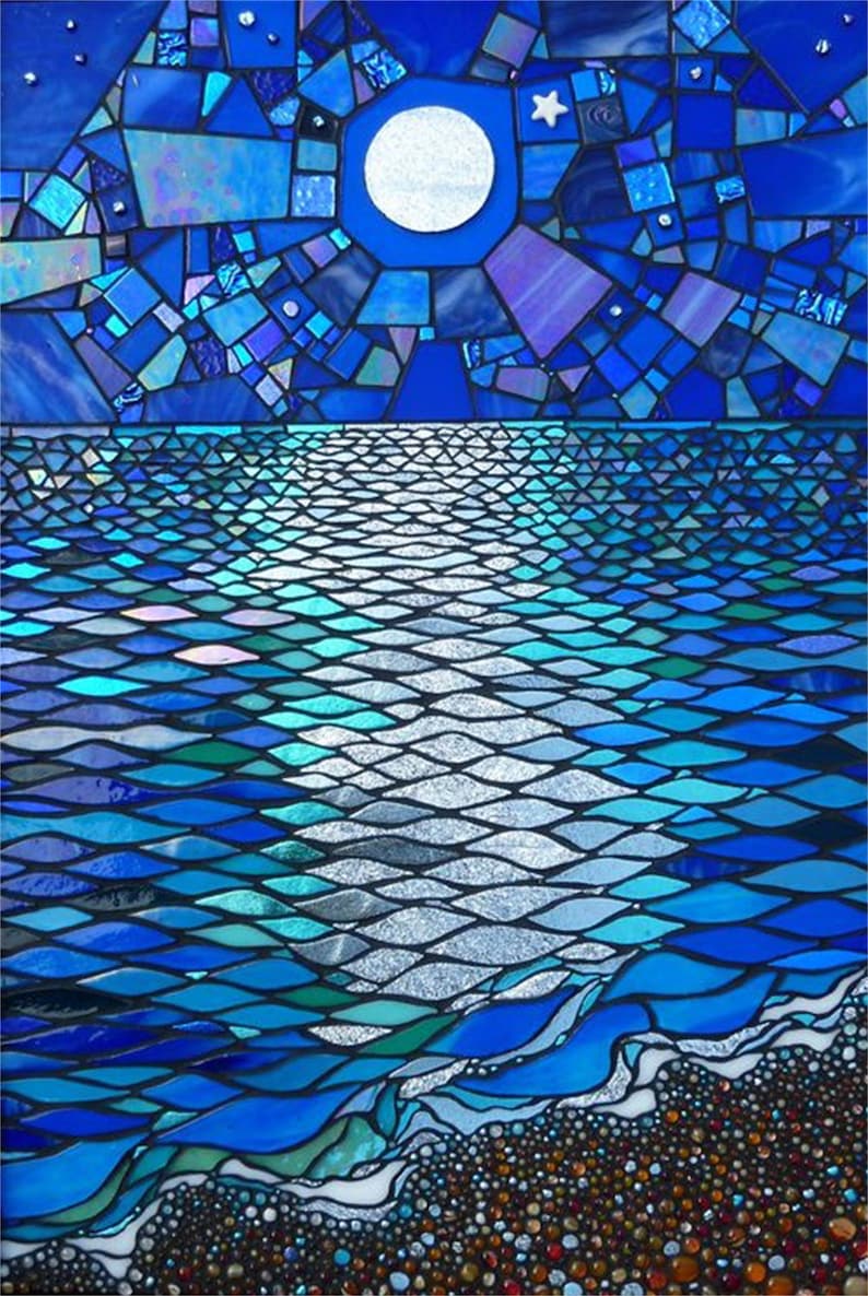 Stained Glass Window Film Frosted Glass Sticker Forest - Etsy UK