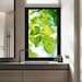 Green Leaves Privacy Window Film – No Glue, Static Cling Decorative ...