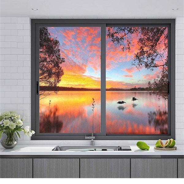 Sunset Window Film - Etsy