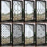 Sticker/sticker Grasses Stalks Window Film Door Film Glass Decor Glass ...