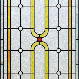 Church-inspired Window Cling: Custom Frosted Stained Glass Privacy ...