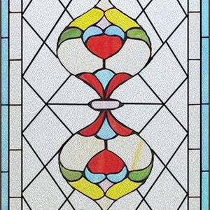 Church-inspired Window Cling: Custom Frosted Stained Glass Privacy ...