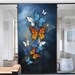 Customized Window Film Butterfly Art Decor Bathroom Bedroom Office Home ...