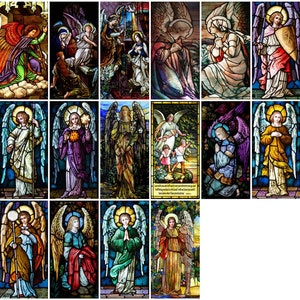 Customized Frosted Stained Glass Window Films - Church Angel Designs ...