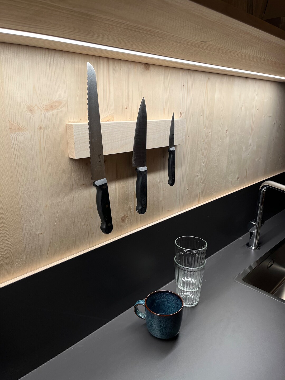 Knife Board, Knife Bar, Magnetic Knife Board, Magnetic Knife Bar - Etsy