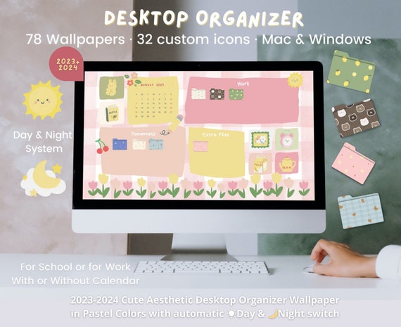 Teacher Desktop Wallpaper Organizer Boho Laptop Wallpaper, 45% OFF