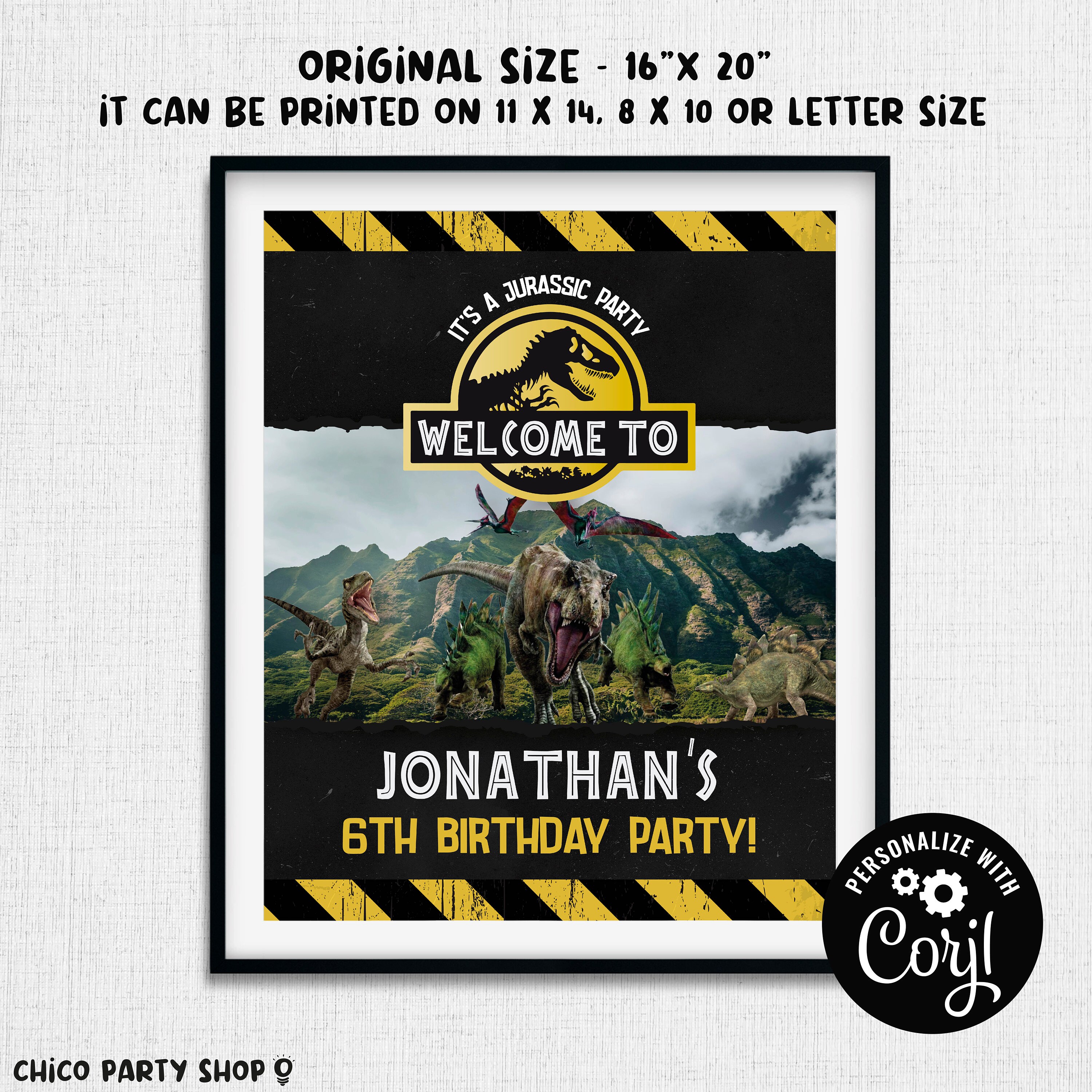 Kids Birthday Sign Welcome Sign Kids Editable Sign Decor Party Sign ...