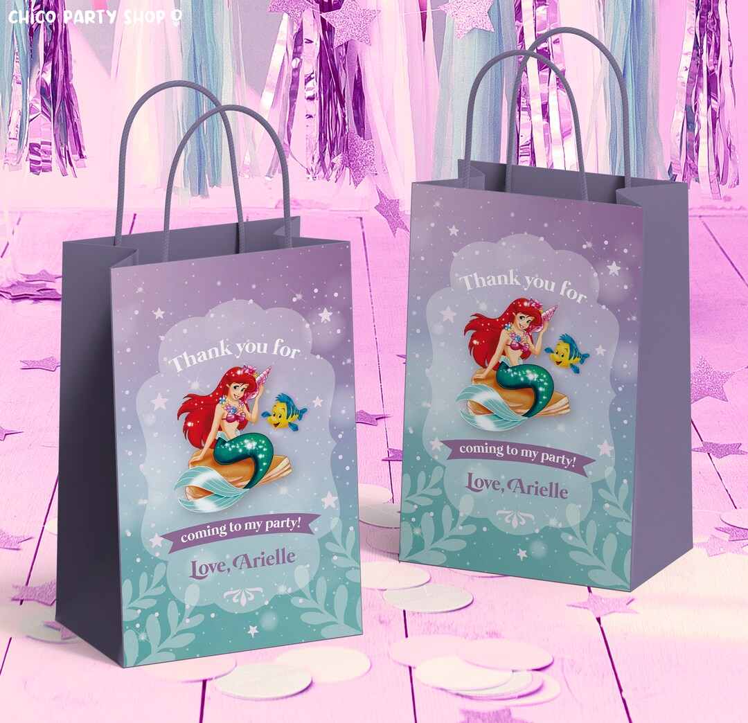 Kids Treat Bag Label Birthday Labels Printable Templates Paper Bag ...