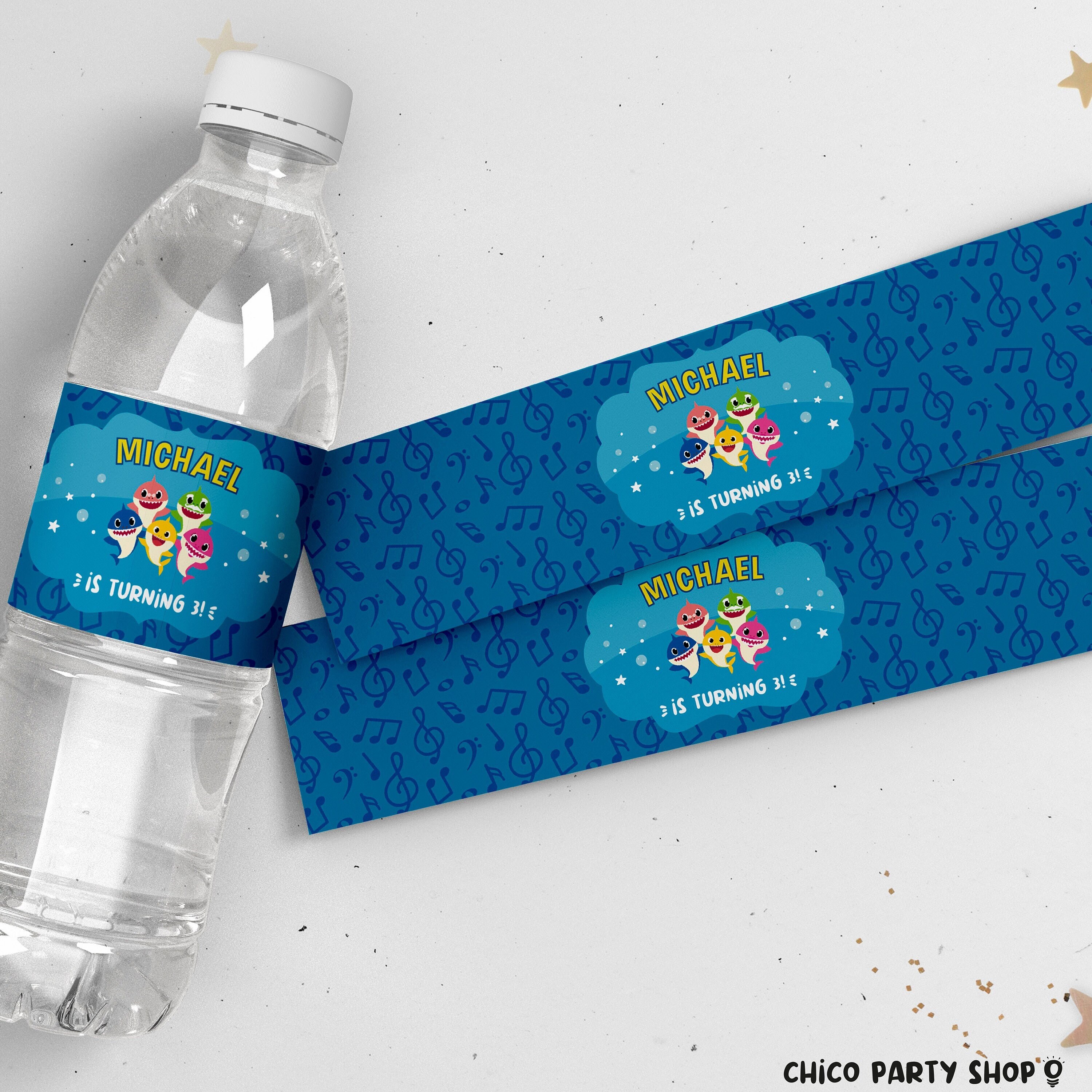 Bottle Labels Water Bottle Labels Beverage Labels Kids Editable Water ...
