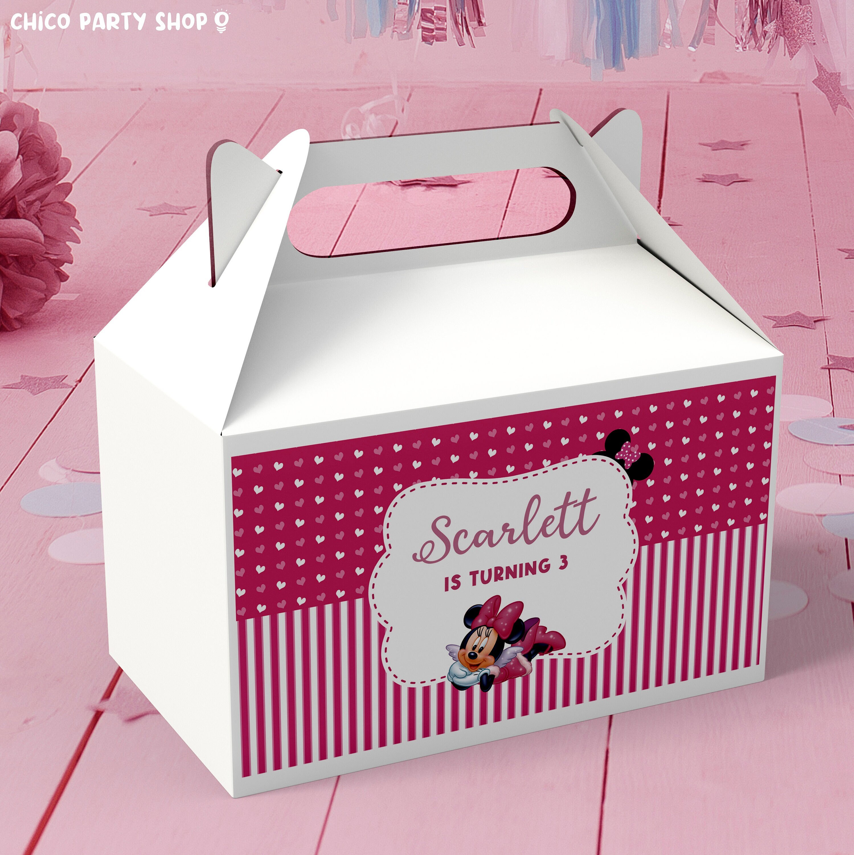 Kids Gable Box Labels Birthday Gift Box Labels Printable Templates Kids ...