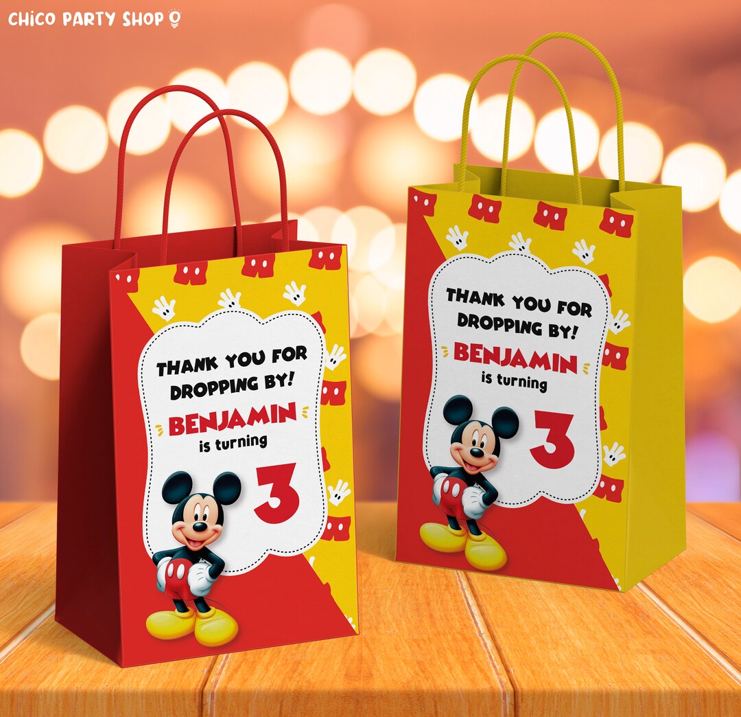 Kids Treat Bag Label Birthday Labels Printable Templates Paper Bag ...