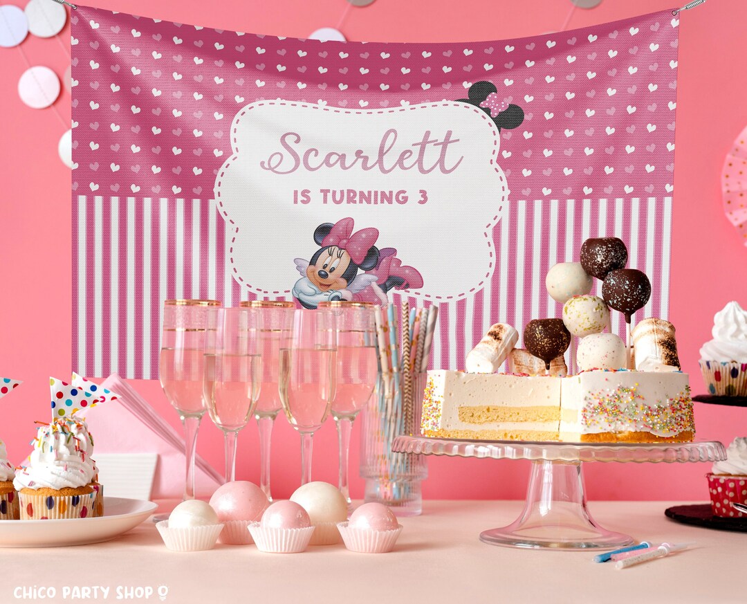 Kids Backdrop Banner Birthday Party Printable Sign Decoration Banner ...