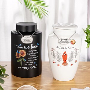 Personalized Urn Name Plate, Photo Urn Engraved Plaque, Custom Memorial ...