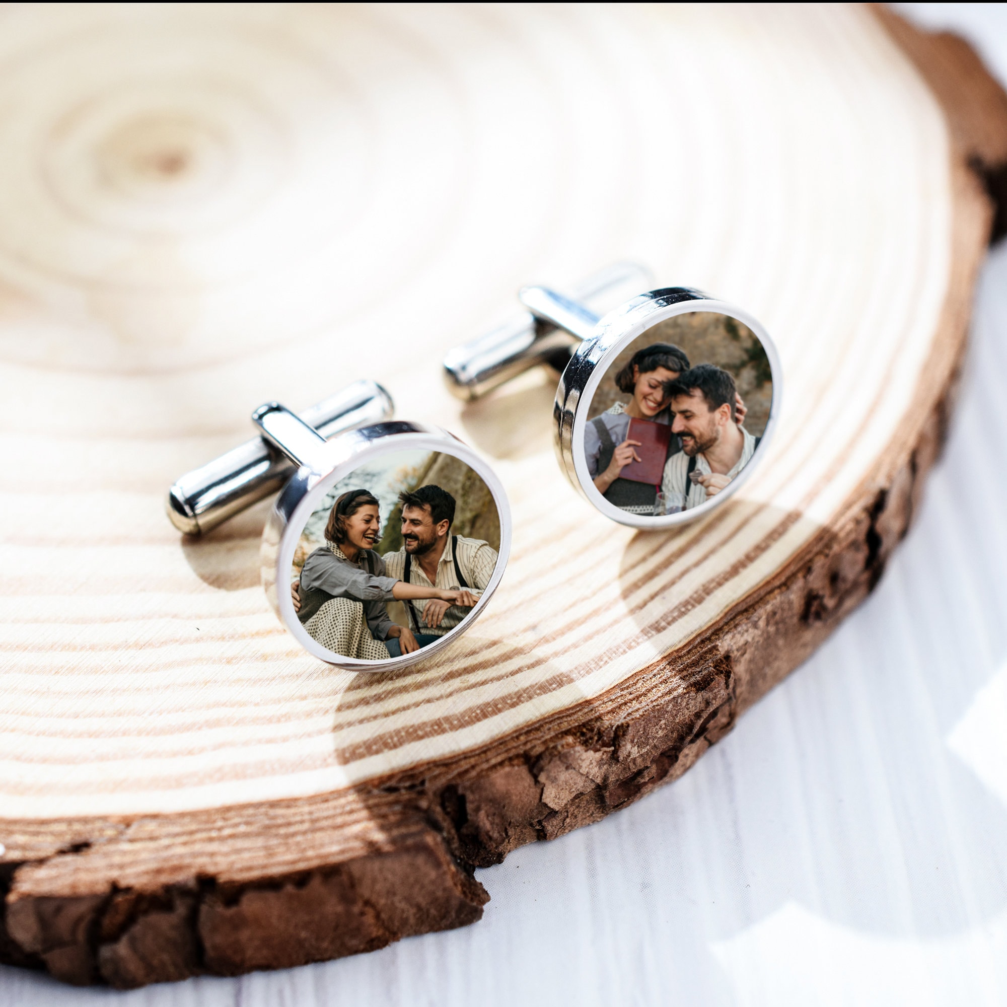 Custom Photo Cufflinks Personalized Cufflinks Mens Shirt Cufflinks ...