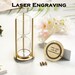 Personalized Hourglass Timer for Human Ashes, Customization Memorial ...