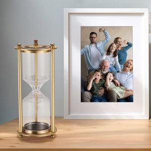 Personalized Hourglass Timer for Human Ashes, Customization Memorial ...