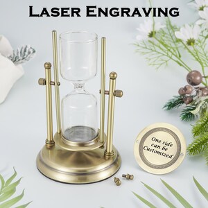 Personalized Hourglass Timer for Human Ashes, Customization Memorial ...