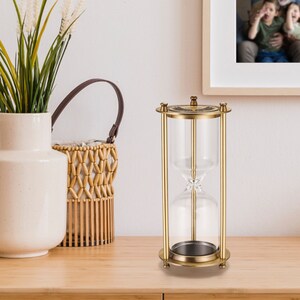 Personalized Hourglass Timer for Human Ashes, Customization Memorial ...