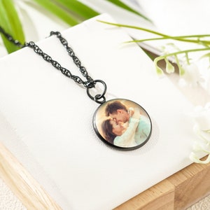 Custom Photo Necklace, Personalized Picture Pendant, Photo Necklace ...