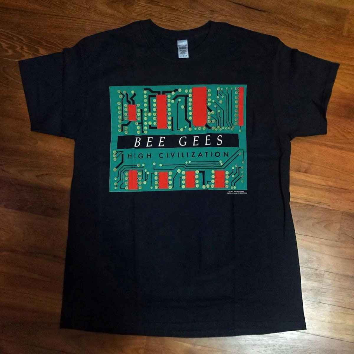 1991 Bee Gees Hight Civilization Tour T-Shirt, Bee Gees Tour '91 T-Shirt