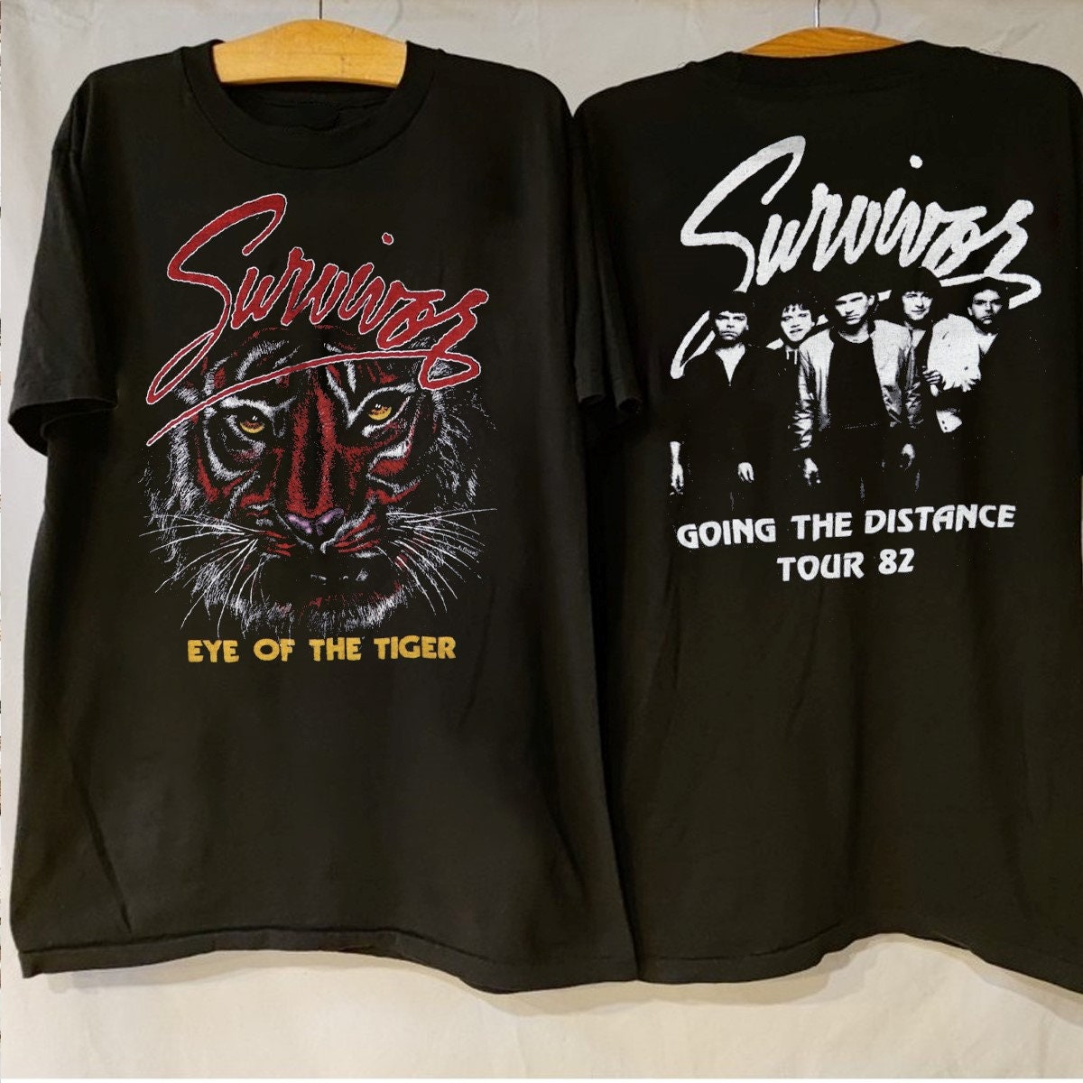 Survivor Eye Of The Tiger Going The Distance Tour '82 Shirt, Survivor ...