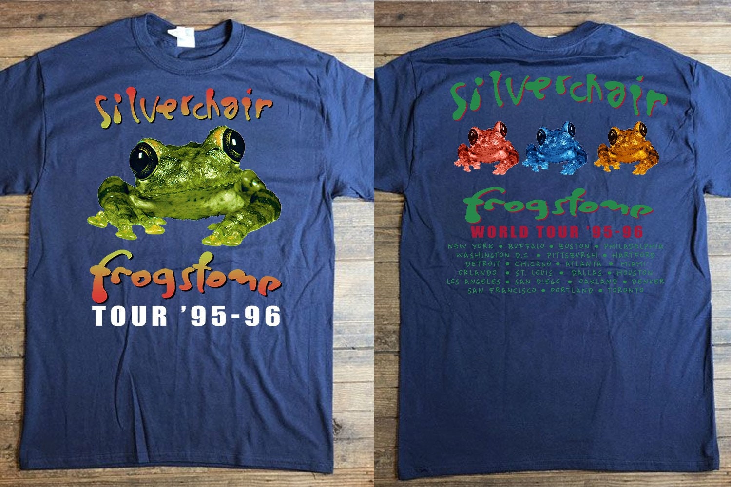Silverchair Frogstomp World Tour 95-96 T-Shirt sold by Ian Wang | SKU ...