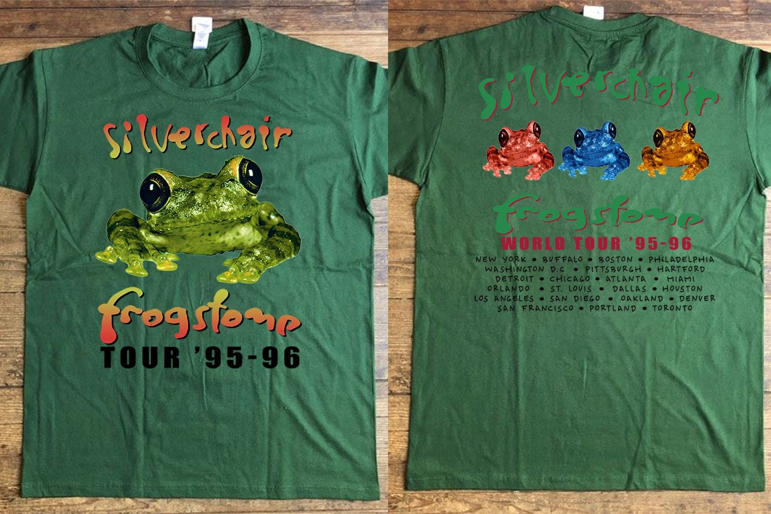 Silverchair Frogstomp World Tour 95-96 T-Shirt sold by Ian Wang | SKU ...