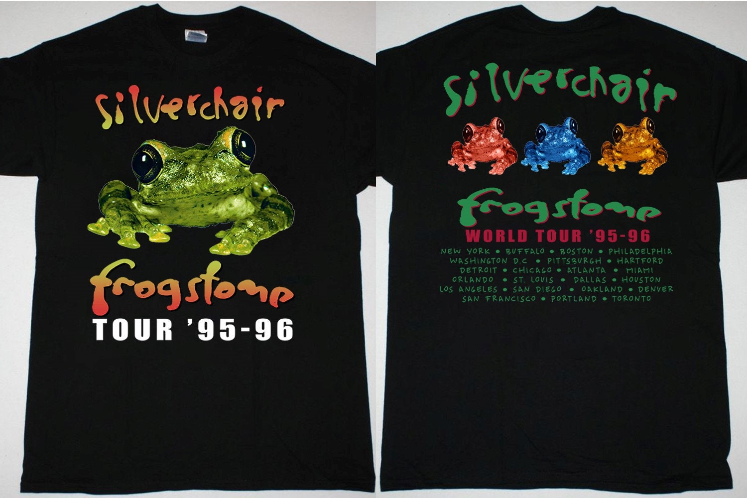 Silverchair Frogstomp World Tour 95-96 T-Shirt sold by Ian Wang | SKU 40658722 | 45% OFF Printerval
