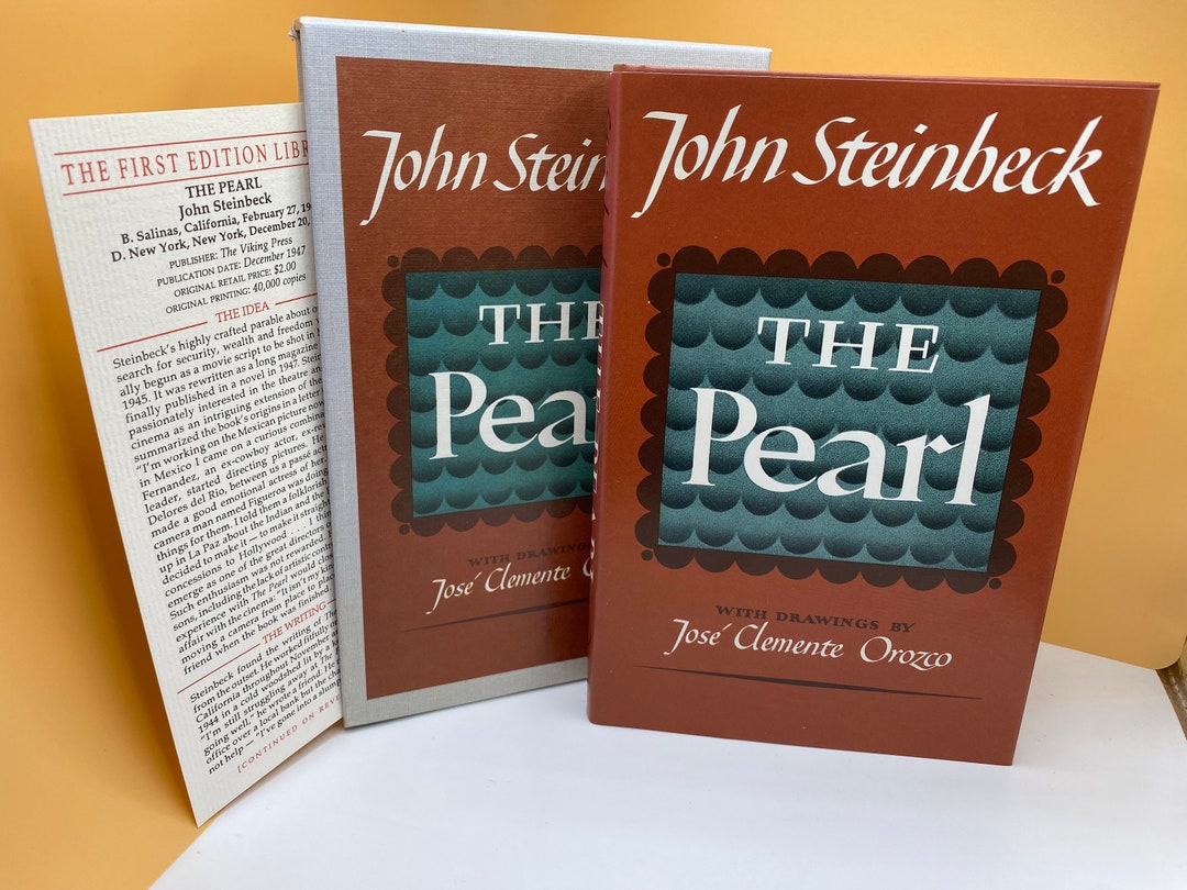 1947 the Pearl by John Steinbeck 1973 First Edition Library FACSIMILE ...