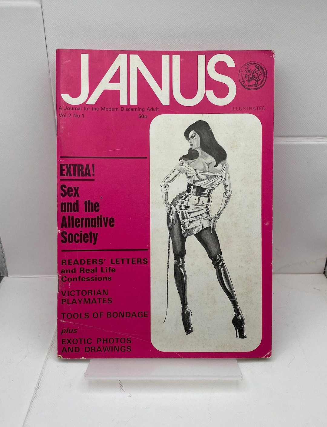 18/ VINTAGE BDSM MAGAZINE 1972 Janus Vol 2 No 1 Photos & Illustrations of Kinky Girls Essays ...
