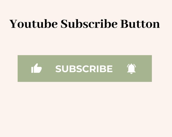 Youtube Subscribe Button Subscribe Pop-up Button Youtube - Etsy