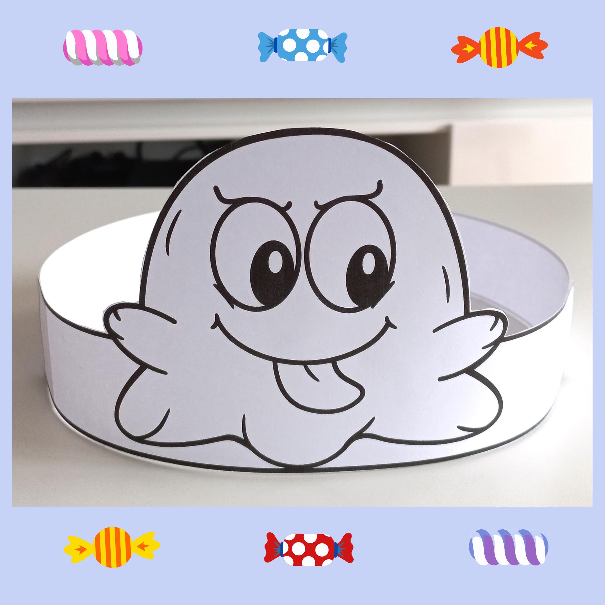 Halloween Paper Crowns Printable, Halloween Headbands Preschool & Up ...