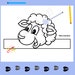 Sheep Paper Crown for Kids Printable, Sheep Party Hat Preschool & Up ...