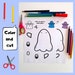 Build a Ghost for Preschool, 2 Easy Ghosts Cut, Halloween Cut and Paste ...