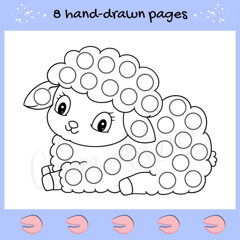 Easter Dot Sticker Activity Printable, Easter Craft Toddlers, Do a Dot ...