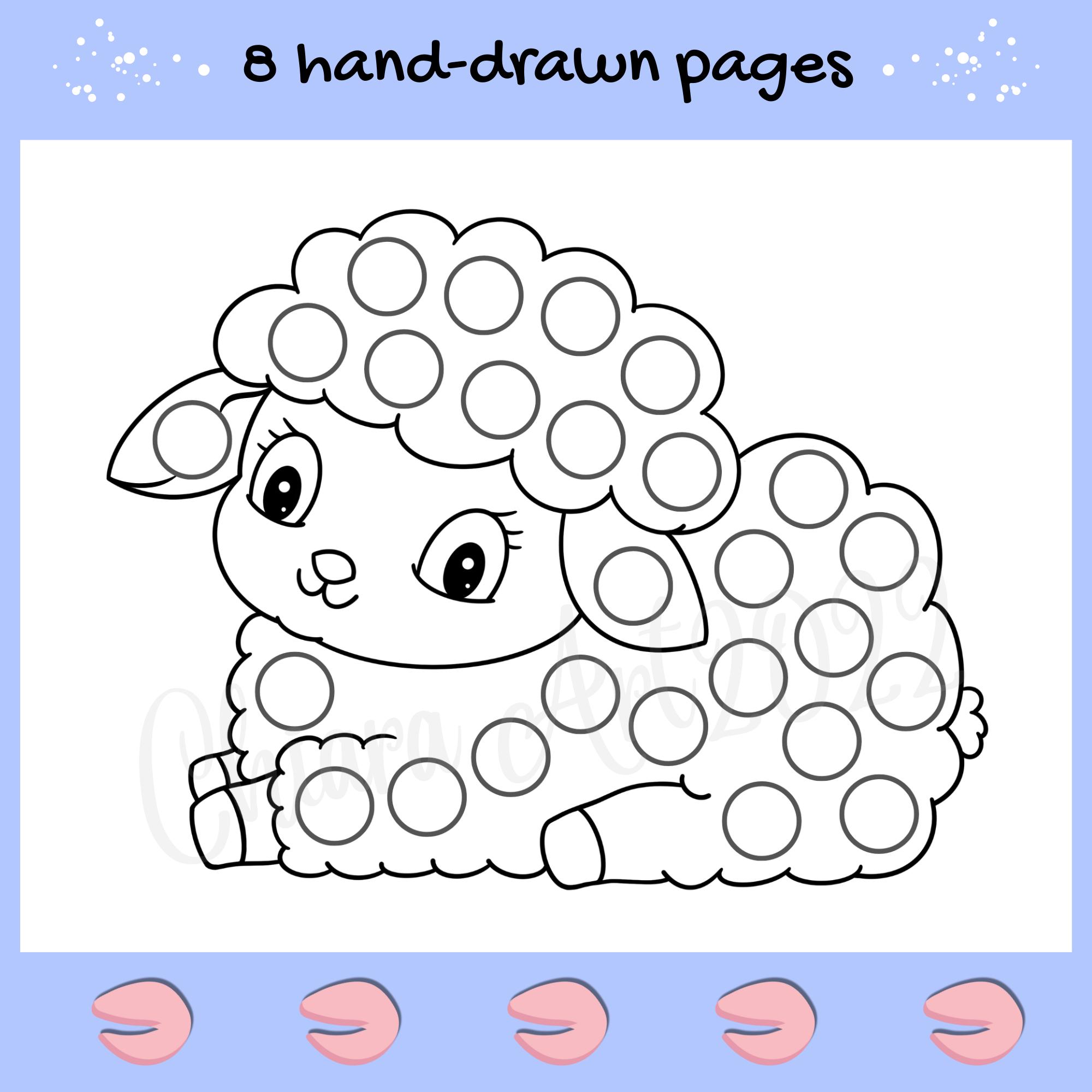 Easter Dot Sticker Activity Printable, Easter Craft Toddlers, Do a Dot ...